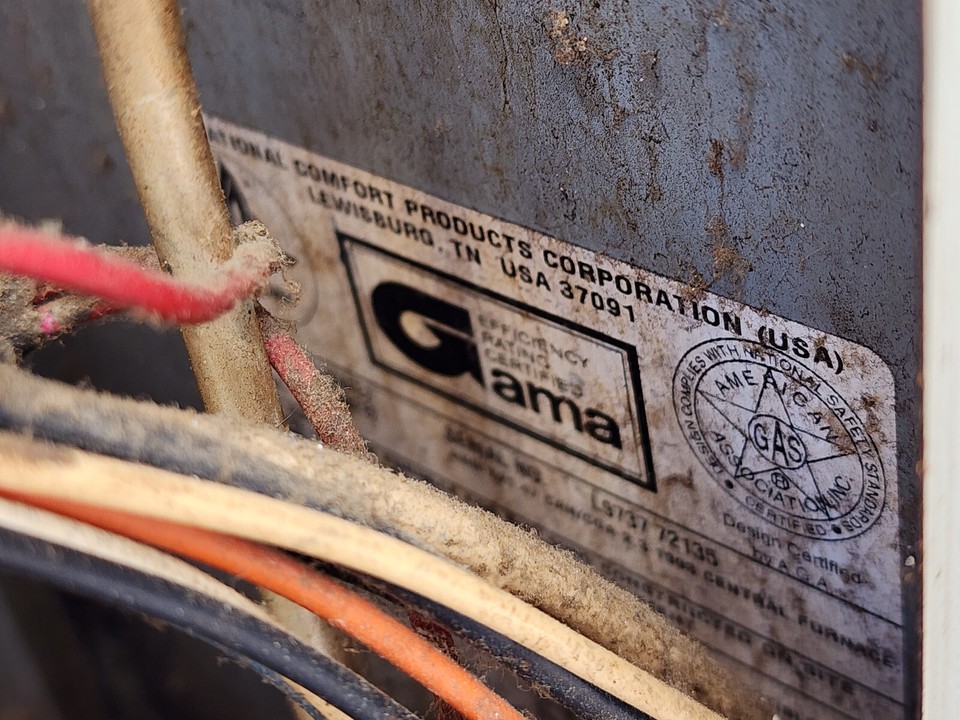 LOCAL PICK UP: ICP/Tempstar/Heil/Gama Model NTC5100BFE2 Gas Home ...