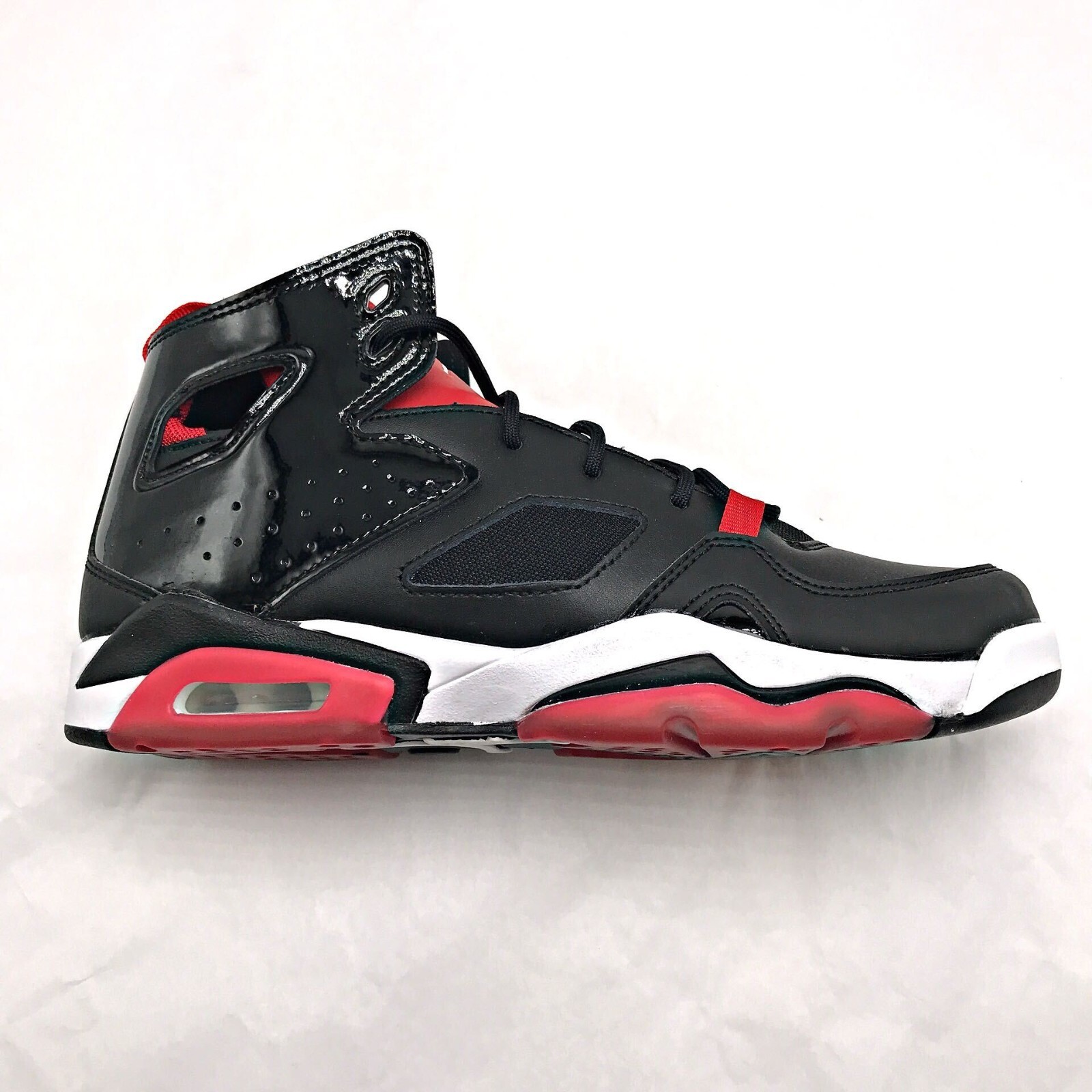 Jordan Flight Club 91 Black University Red White GS Youth shoes DM1685 ...