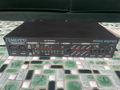 Motu Micro Express Midi Controller. 4 In 6 Out. Mac/PC. SMPTE. | eBay UK