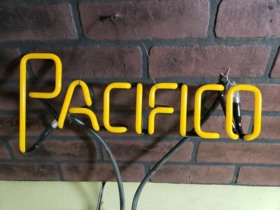 Pacifico Neon Sign Replacement Tube - Surfer Dude Sign - Pacifico Text ...