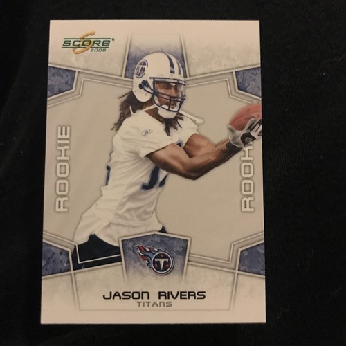 2008 SCORE JASON RIVERS RC TENNESSEE TITANS #433 | eBay
