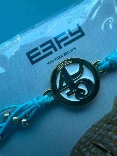 Royal Caribbean EFFY Rope Bracelet 45th Anniversery Charm Free Ship! H1 ...