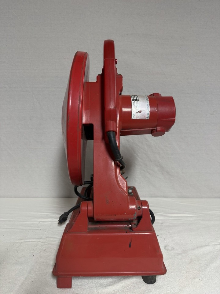 Milwaukee 6175 14in Metal Abrasive Cut Off Machine 3500 RPM Chop Saw | eBay