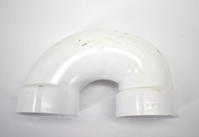 Nibco 2" PVC-1 P Trap Tube Fitting Hub x Hub 2" White 4879 Replacement ...
