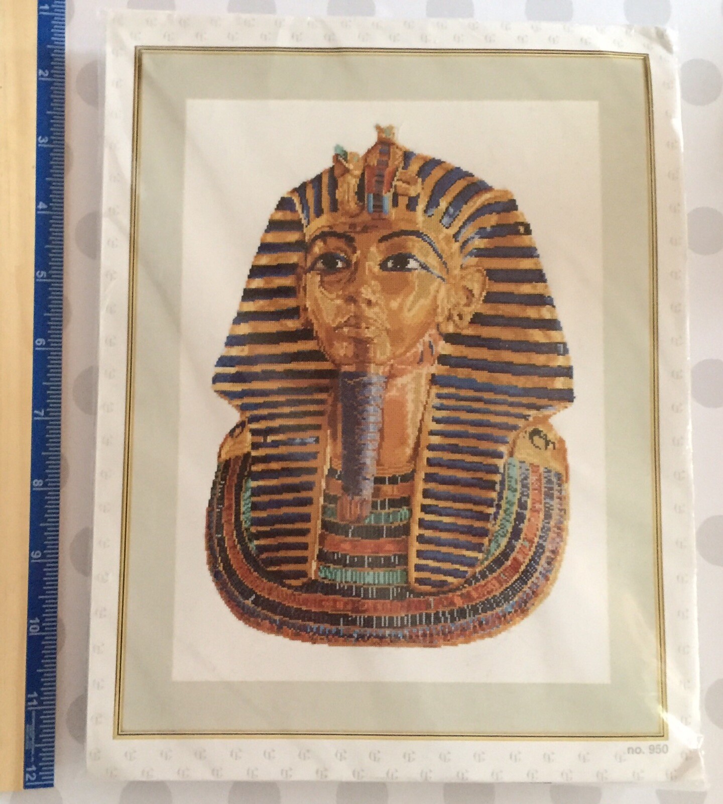 New Unopened Thea Gouverneur Holland King Tut Cross Stitch Kit Gorgeous ...