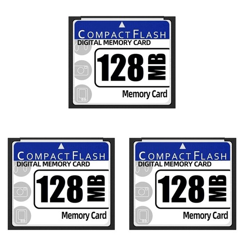 3X Carte Mémoire Compact Flash 128 Mo pour Appareil Photo, Machine ...
