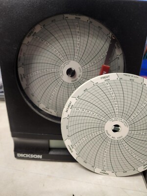 Dickson Temperature Chart Reader - Model SL490F7 | eBay