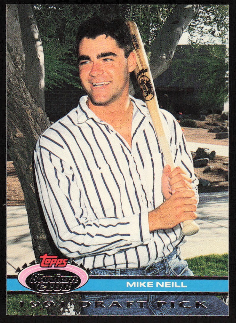 1992 Stadium Club Dome #129 Mike Neill Rookie Oakland Athletics | eBay