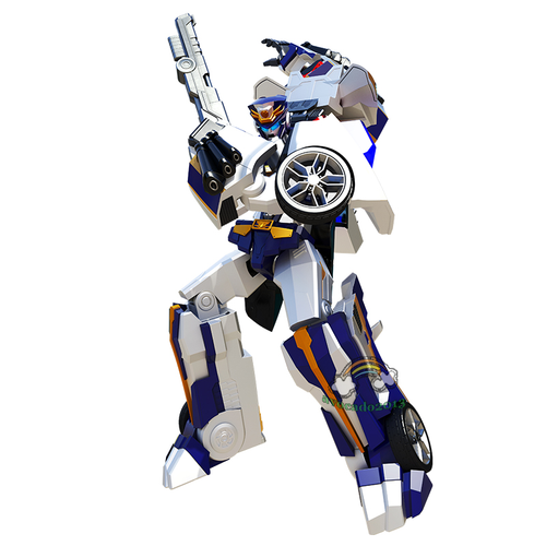 Tobot V Galaxy Detectives Sergeant Justice Transforming Robot Figure ...