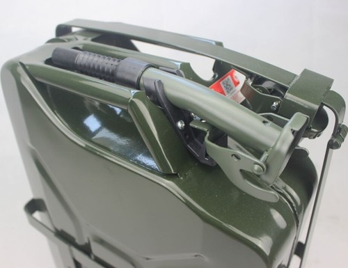 20L Jerry Can Holder Spout Spare Petrol Storage Green Car Motorcycle ...