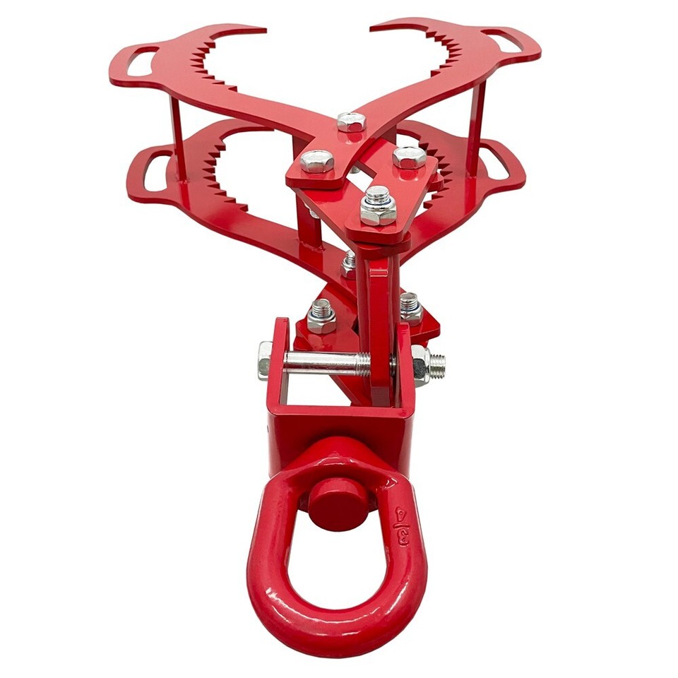 28-inch 4-claw Log Handling Clamps Non-slip Timber Lifting Pliers Hand ...