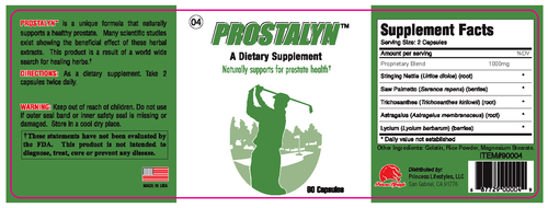Prostalyn - a Herbal Supplement for Male Prostate Care | eBay