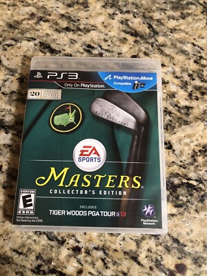 Tiger Woods PGA Masters Collector's Edition PlayStation 3 PS3 -Tested ...