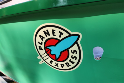 Planet Express Ship Sticker