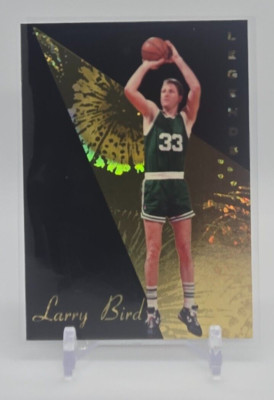 1994-95 Signature Rookies Gold Standard Larry Bird Legends Insert Card ...