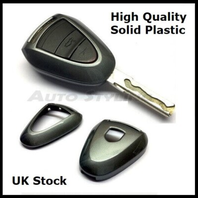 Gloss Grey Key Fob Cover For Porsche Cayman Boxster 987 911 2 3 Button ...