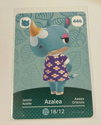 Animal Crossing Amiibo Card 446 Azalea Azalee Ortensia Série 5 EU New ...