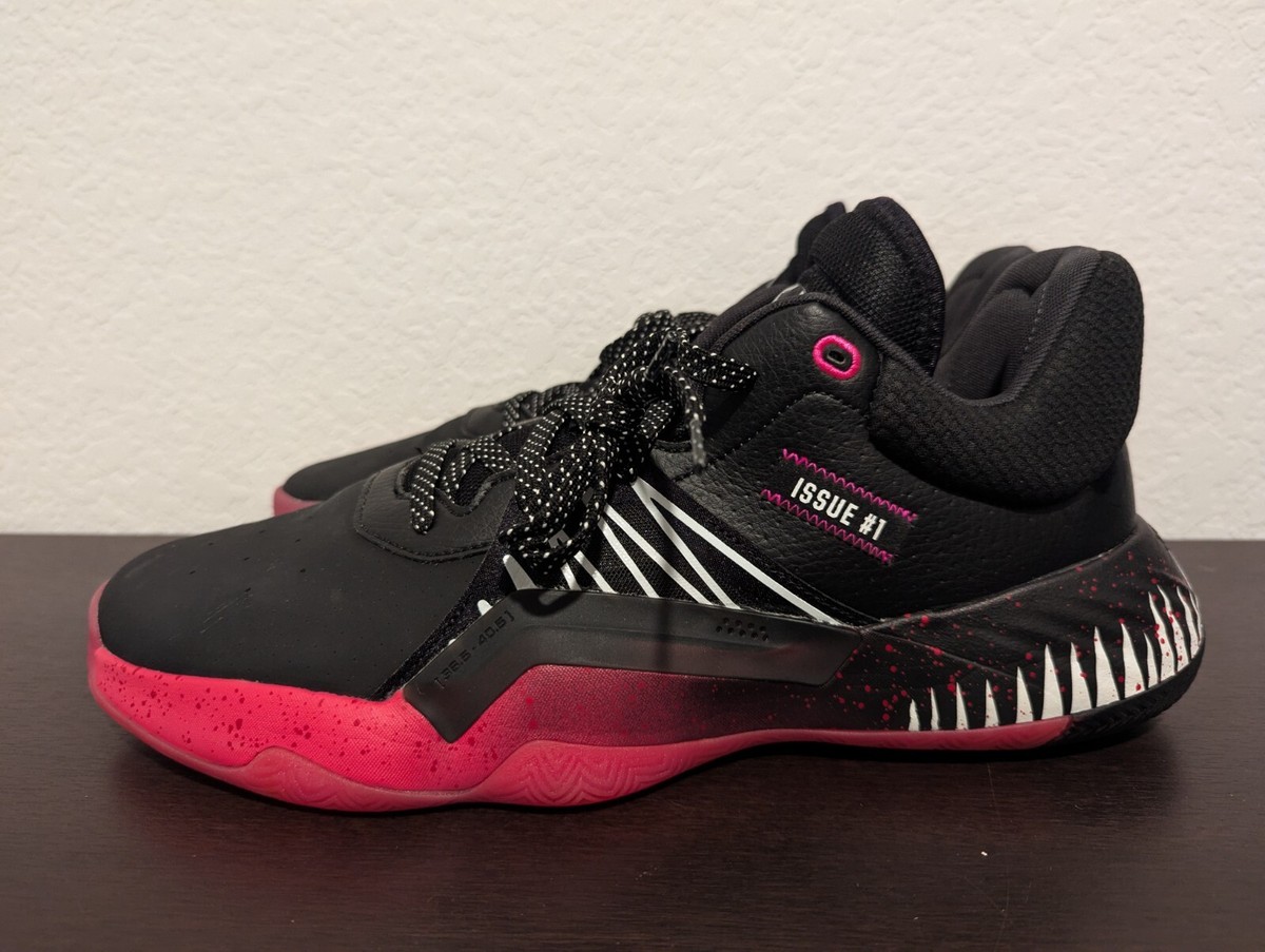 adidas D.O.N. Issue #1 Symbiote Spider-Man Men's Size 13 Black