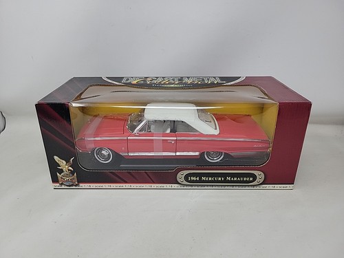 Road Signature 92568 1:18 Red/White 1964 Mercury Marauder Diecast Metal ...