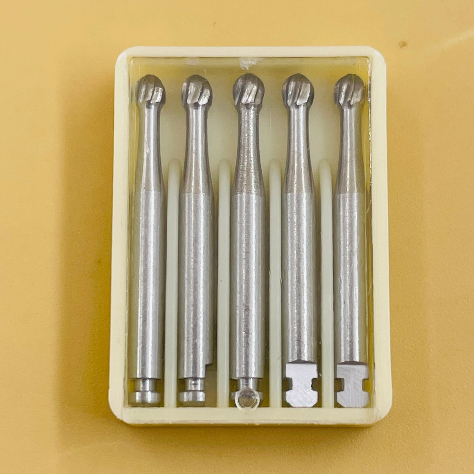 5pcs Dental RA #8 Round Carbide Bur for Slow Speed Latch Type #8 RA ...
