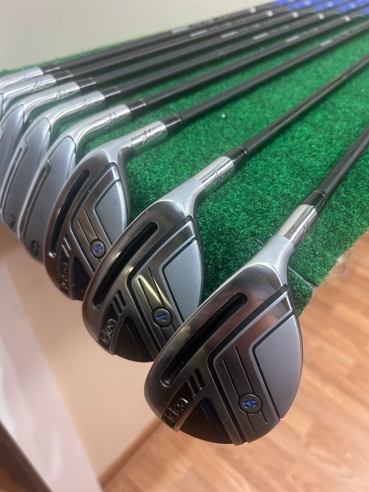 Adams 2014 Idea Irons/Hybrids Set (3H-5H-6-PW) Regular Bassara 55 E ...