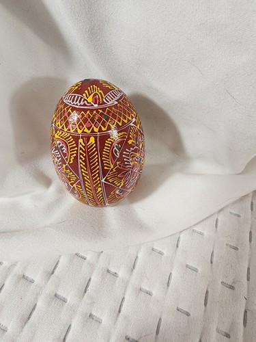 Vintage Wooden Easter Hand Painted Russian Eggs Set of 4 | eBay