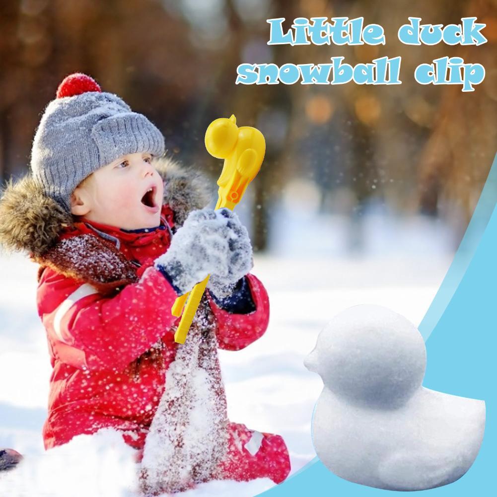 2pcs Snowball Maker Tool Duck Shape Snow Ball Tongs Clip with Handle | eBay