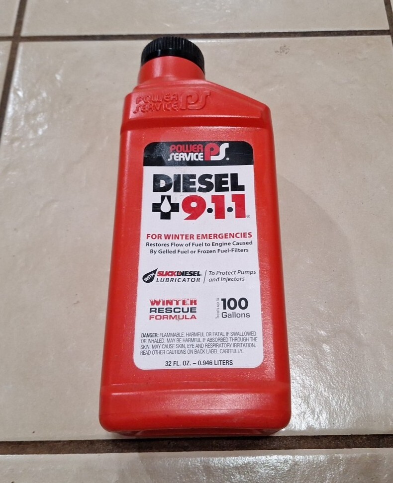 Power Service Diesel 911 For Winter Emergencies, Restores Flow Of Fuel ...