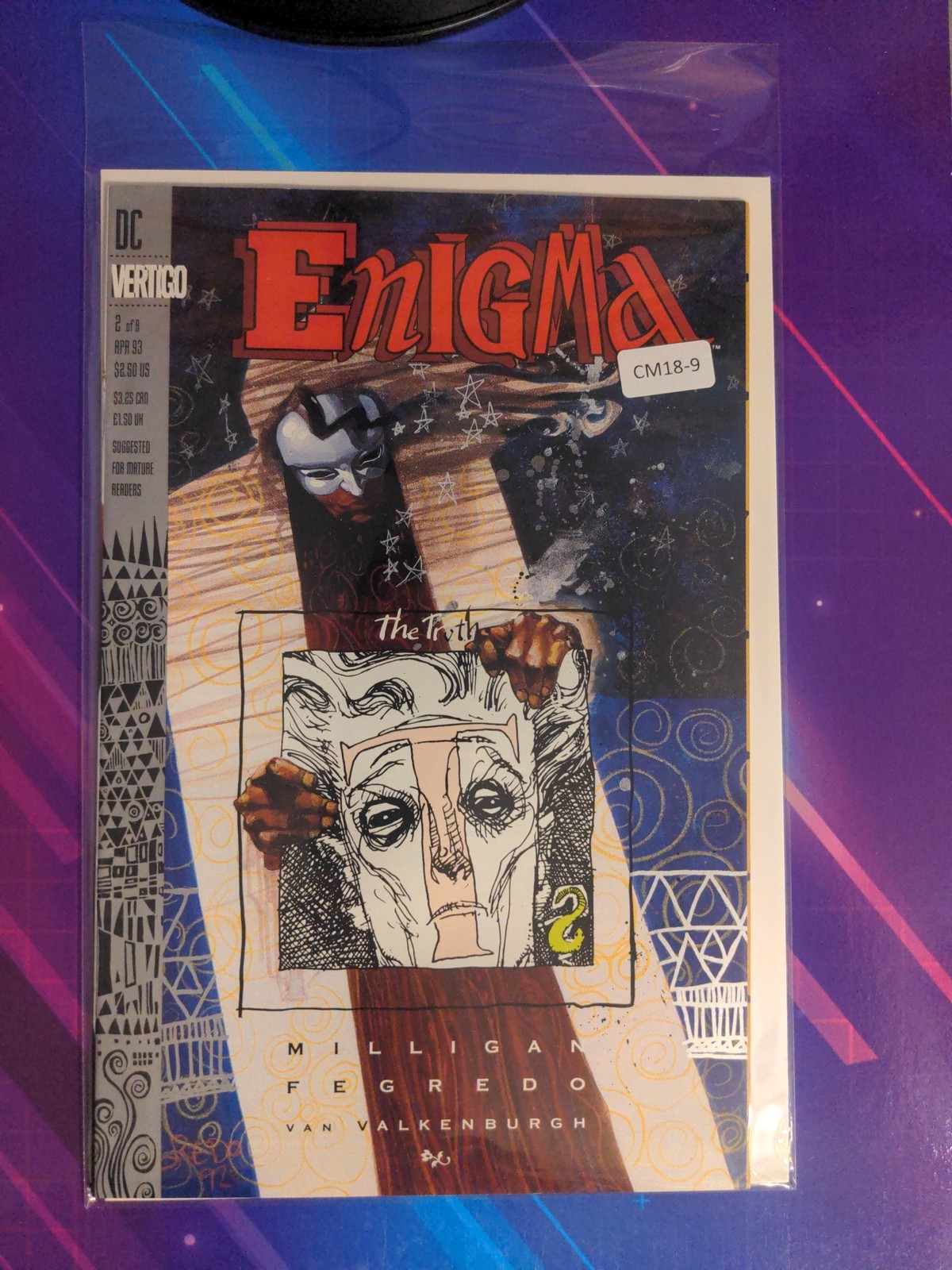 ENIGMA #2 9.0 VERTIGO COMIC BOOK CM18-9 | eBay