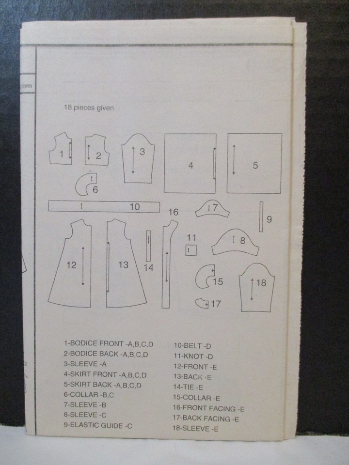 New Look Pattern 6309 Dress & Coat Girls Size A (3-8) Uncut Sleeve ...