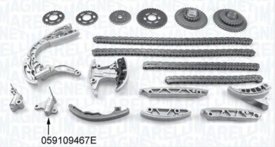 Timing Chain Kit Tensioner Guides for Audi Q7 VW Touareg CAS 3.0 TDI ...