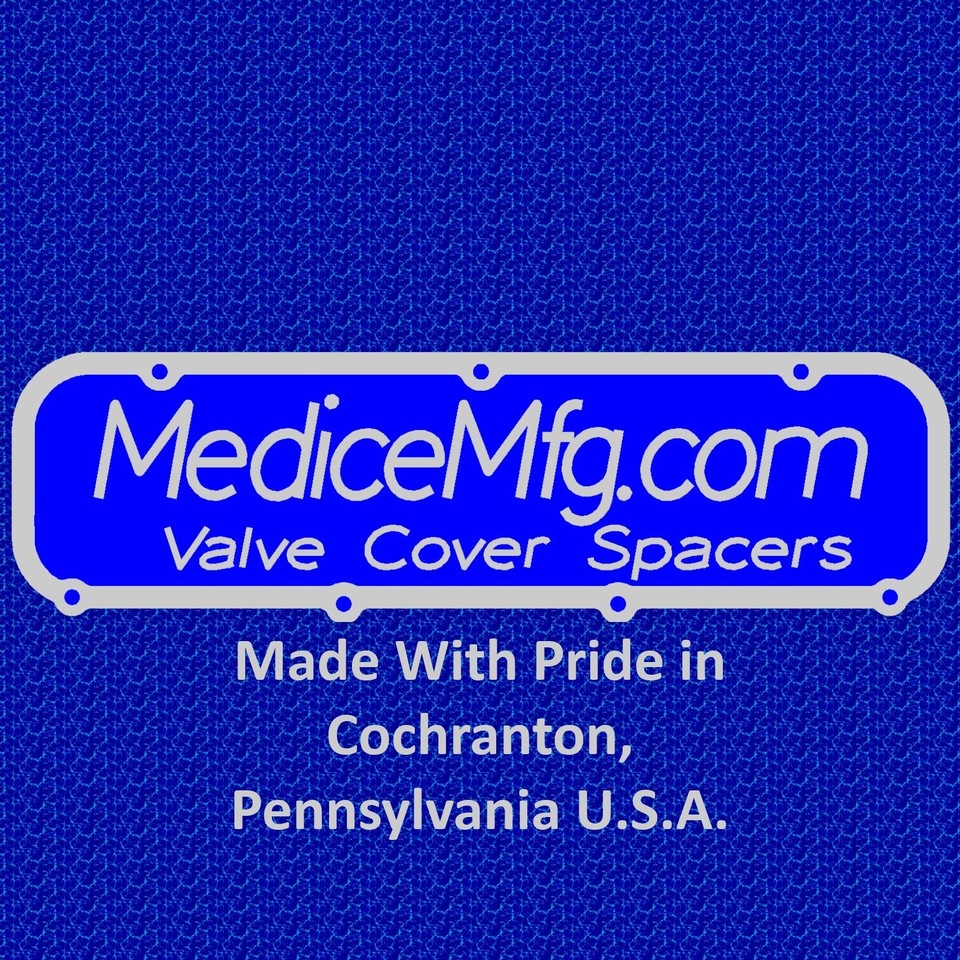 VALVE COVER SPACERS 1" AMC / JEEP V8 (290, 304, 343, 360, 390, 401 ...