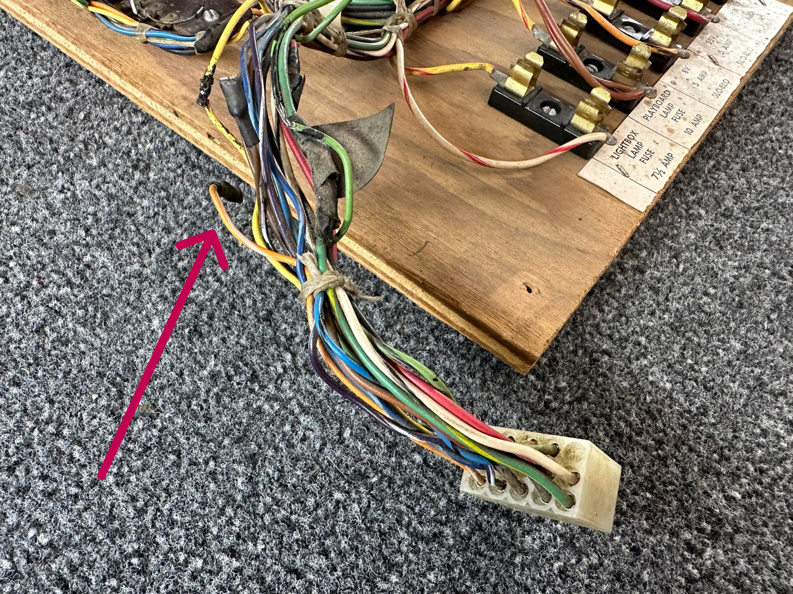 Gottlieb Joker Poker Pinball Transformer Power Supply Wire Harness ...