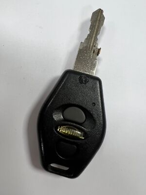TRIUMPH 2 BUTTON REMOTE ALARM KEY FOB BIKE MOTORCYCLE TESTED ...