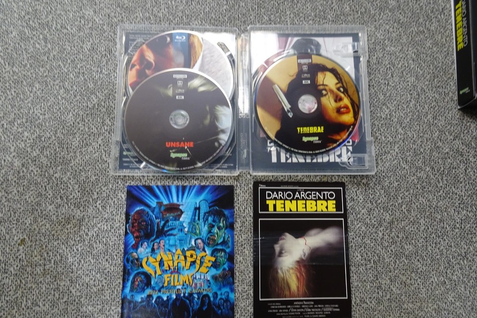 Dario Argento's Tenebrae Tenebre (1982) ~ 4K/UHD + Blu-ray Limited ...
