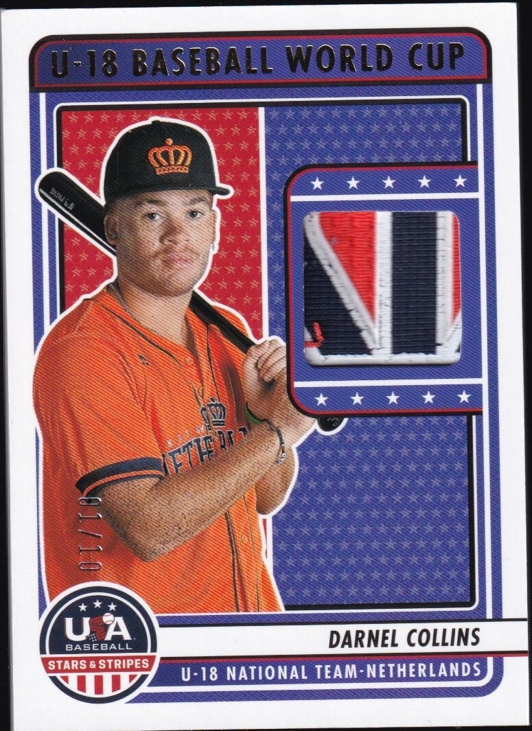 2023 Panini USA Baseball Stars & Stripes - U-18 World Cup Netherlands ...