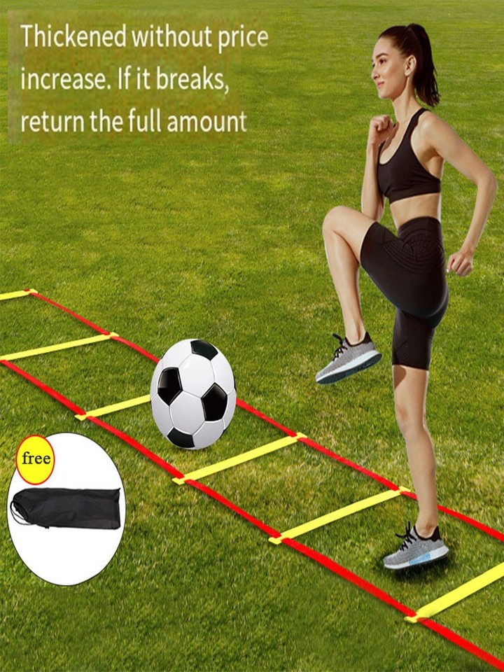 8 Rung Agility Speed Training Ladder Footwork Fitness Football Workout ...