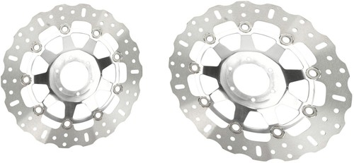 Polished Brake Rotor Front Set | eBay