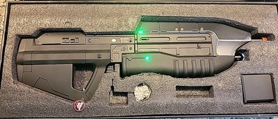 HALO MA5C AIRSOFT Rifle CHRONO BLASTER LIGHTS UP COUNTER CB-88 Evike ...