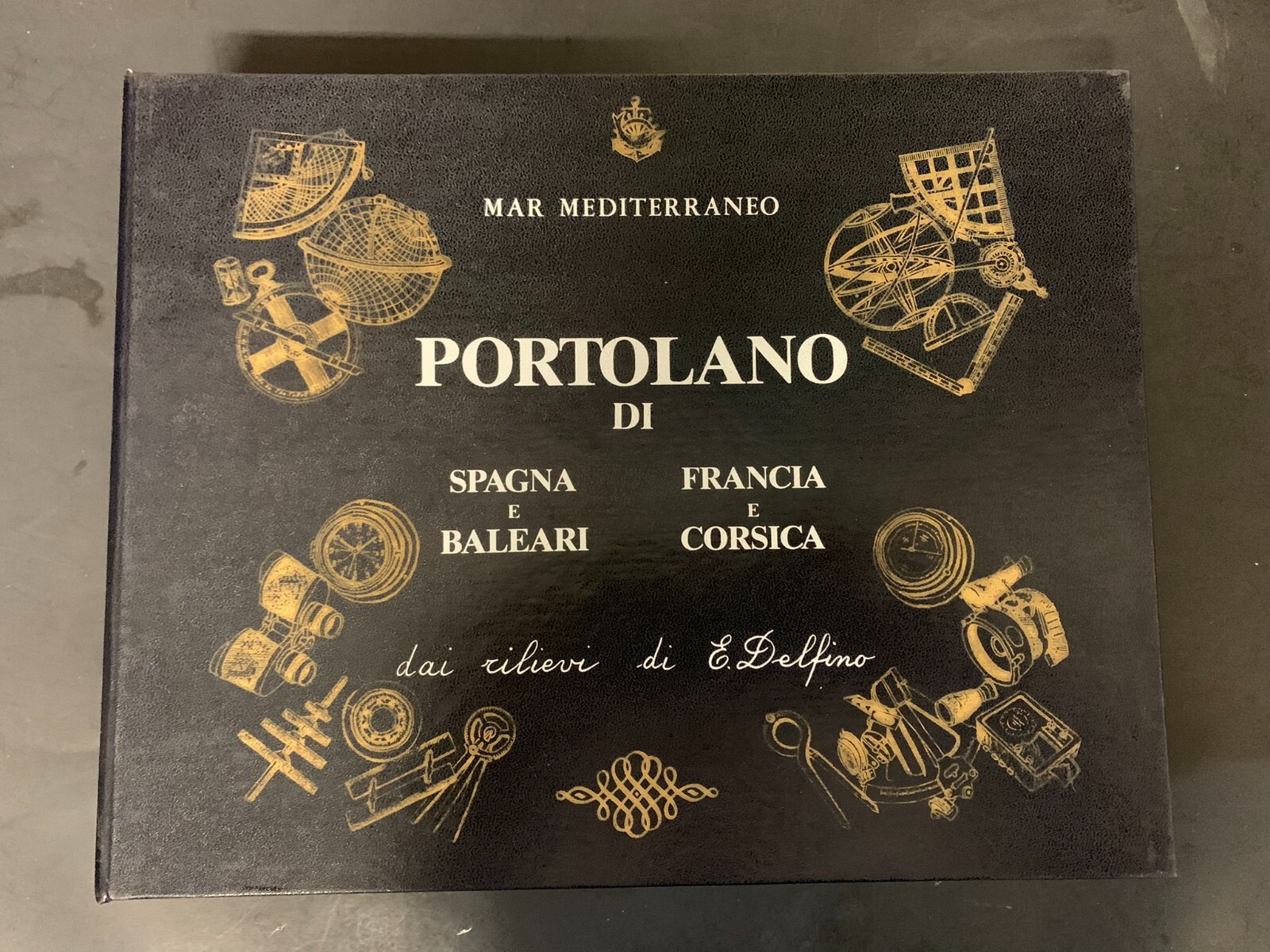 Portolano Spagna Francia E. Delfino Pilot's Book Maps Cartography ...