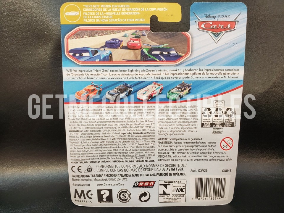 DISNEY PIXAR CARS DAN CARCIA GASK-ITS NEXT GEN RACERS 2020 SAVE 6% GMC ...