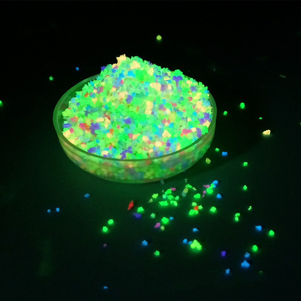 100g Glow in the Dark Particle Sand Wishing Bottle DIY Fluorescent ...