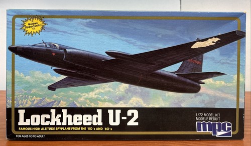 1/72 Scale MPC Models Lockheed U-2 Jet Model Kit #1-4311 Vintage Rare ...