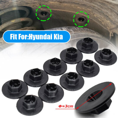 10pcs Car Fender Panel Lining Fixed Clip Nuts For Hyundai Kia | eBay
