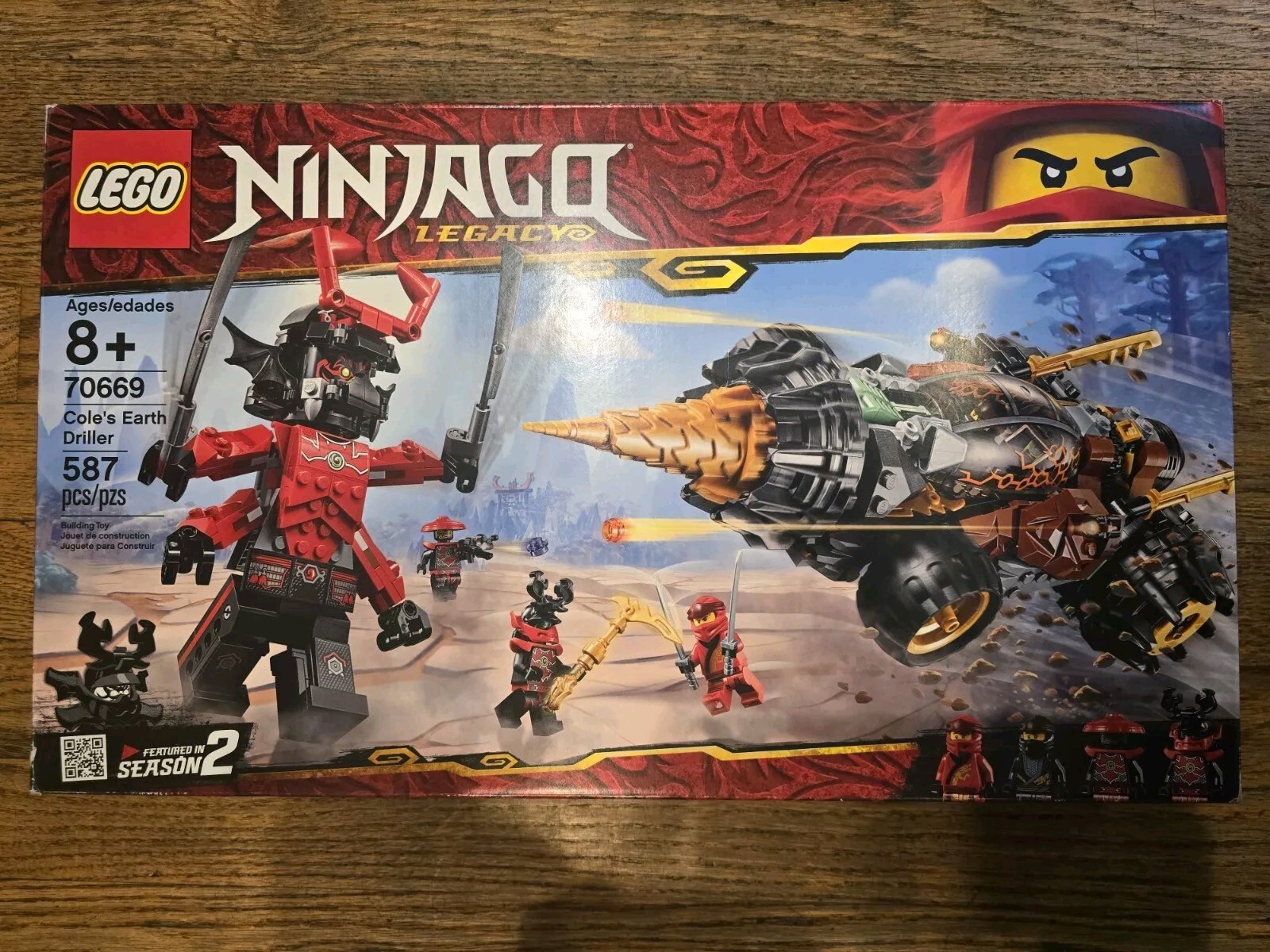 New Sealed LEGO Ninjago Legacy Cole's Earth Driller 70669 Retired Set ...