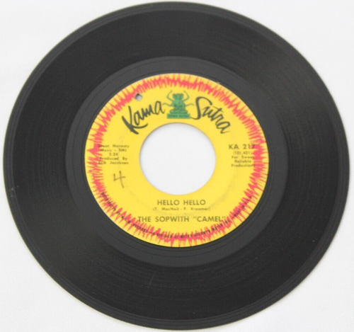 THE SOPWITH CAMEL HELLO HELLO / TREADIN 45RPM 7" RECORD, KAMA SUTRA (KA ...