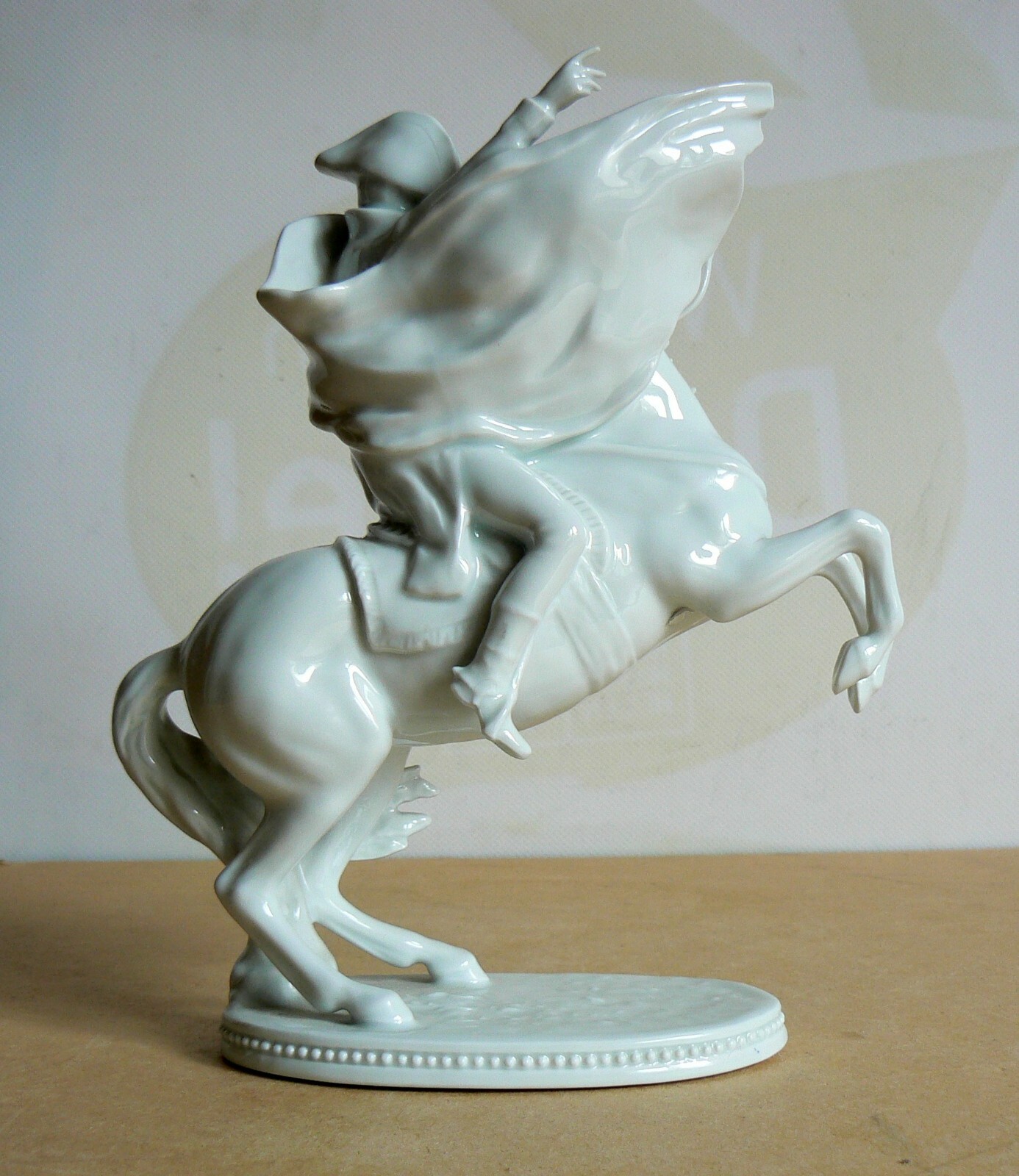 ALKA ALBOTH & KAISER NAPOLEON ZU PFERD PORZELLAN FIGUR 50ER JAHRE NR ...