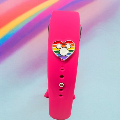 Smart Watch Silicone Band Decorative Charm Pride Month | eBay