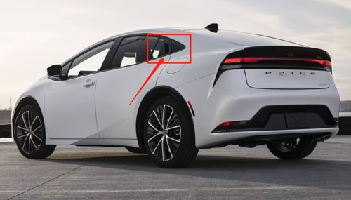 For Toyota Prius 2023 Chrome ABS Rear Exterior Side Door Bowl Cover ...