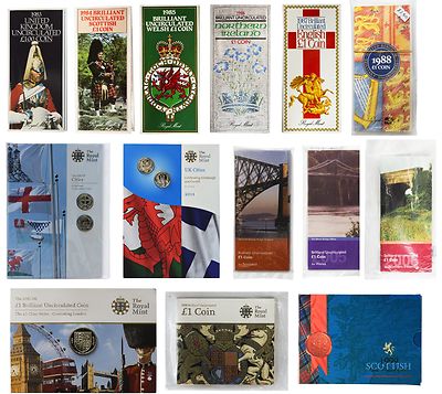 £1 ONE POUND BRILLIANT UNCIRCULATED COIN PACKS / PRESENTATION PACKS | eBay